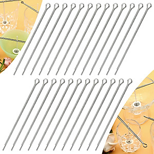 Candel Wick Holders, 4.7 Inch Wick Holders for Candle Making, 25 Pcs Metal Wick Centering Tool