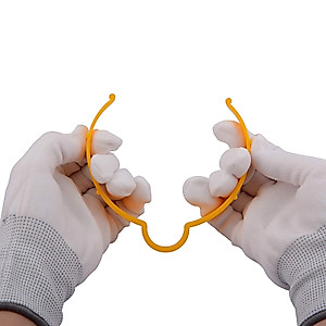 EHDIS® 3.2"(8cm) Vinyl Wrap Sheet Clip Storage Tool for Car Wrap Vinyl Sticker Decal Film Sheet, Coil Hoop Ring Helpful Tool for Auto Film Roll Sheet - 5 PCS