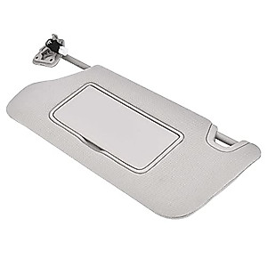 Nakuuly Left Driver Side Sun Visor Gray with Light, Without Sunroof Compatible with Nissan Altima 2013 2014 2015 2016 2017 2018 Replaces # 96401-3TA2A