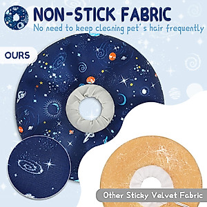 Supet Inflatable Cat Cone Collar Soft to Stop Licking, Adjustable Cat Recovery E Collar After Surgery, Cat Donut Collar for Small Medium Large Cats Kitten Pet