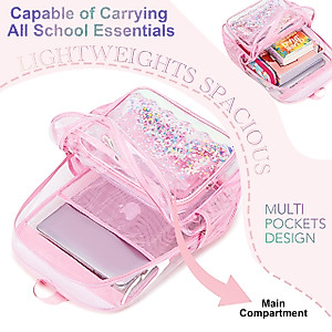 Gazigo Girls School Backpack Causal Canvas Stripe Backpack Cute Teen Backpacks For Girls School Bag (Blue)