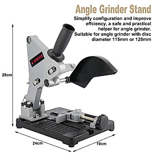 Angle Grinder DIY Angle Grinder Cast Iron Stand Grinder Holder Cutter Support Bracket Holder Cutting Machine for 115/125mm Angle Mill