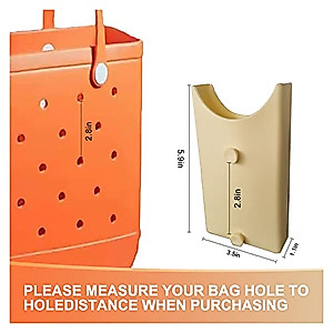 UQOOQFA Phone Holder Insert Accessory Compatible with Bogg Bags, Soft Rubber Accessories for Bogg Bag Decorative Charm Inserts for Storage Phone Case Key Lipstick Sunglass Wallet (Pink)