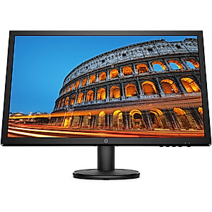 HP V24 24 inch TN Full HD 1920 x 1080 LED Backlit LCD Monitor 2-Pack Bundle with HDMI and VGA Ports, AMD FreeSync, 75Hz Refresh Rate, Low Blue Light