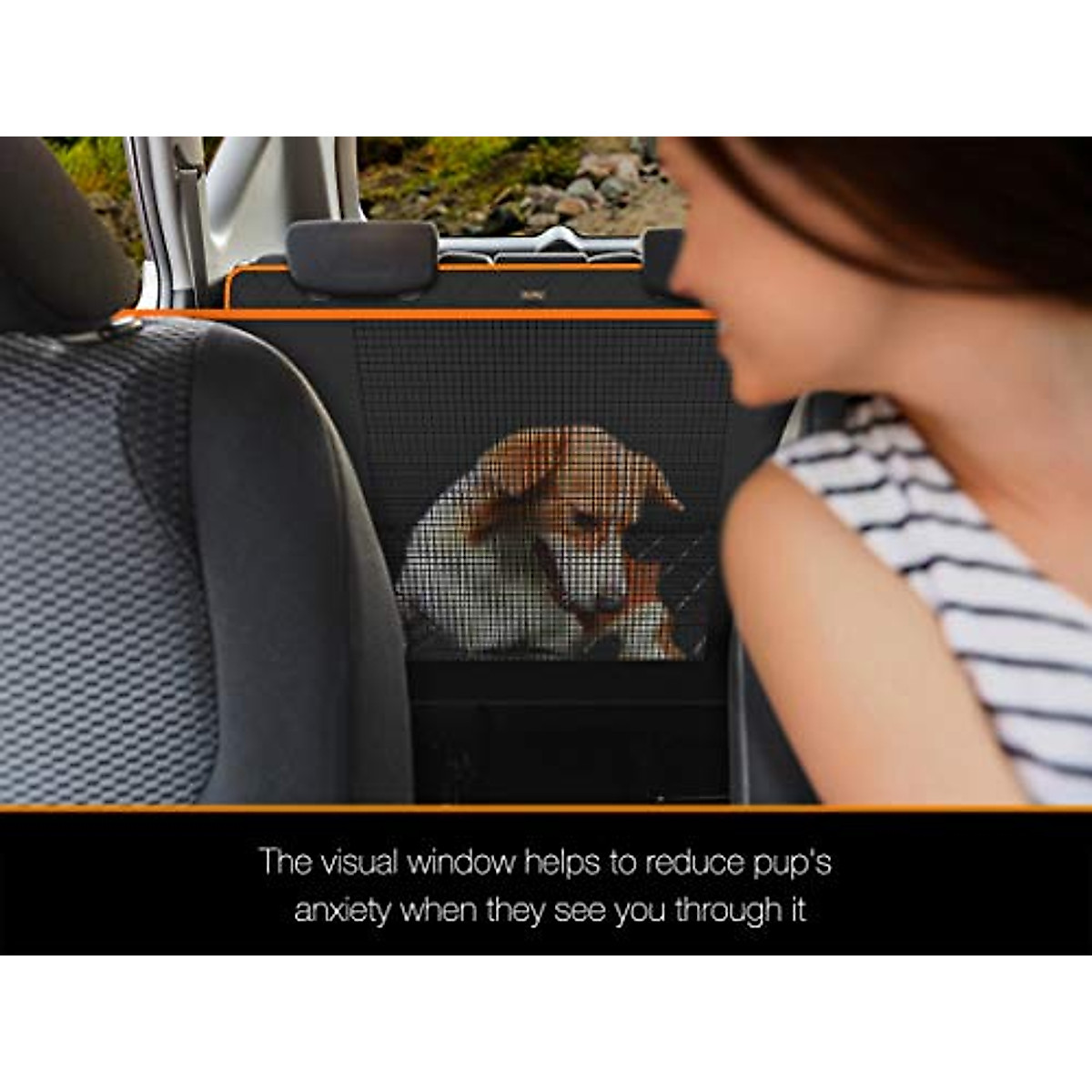 iBuddy XXL Dog Seat Cover for Trucks with Mesh Window Waterproof Dog Truck Hammock Durable Back Seat Cover for Full Size Pickup Trucks Machine Washable X-Large Truck Pet Seat Cover for Dodge Ram 1500