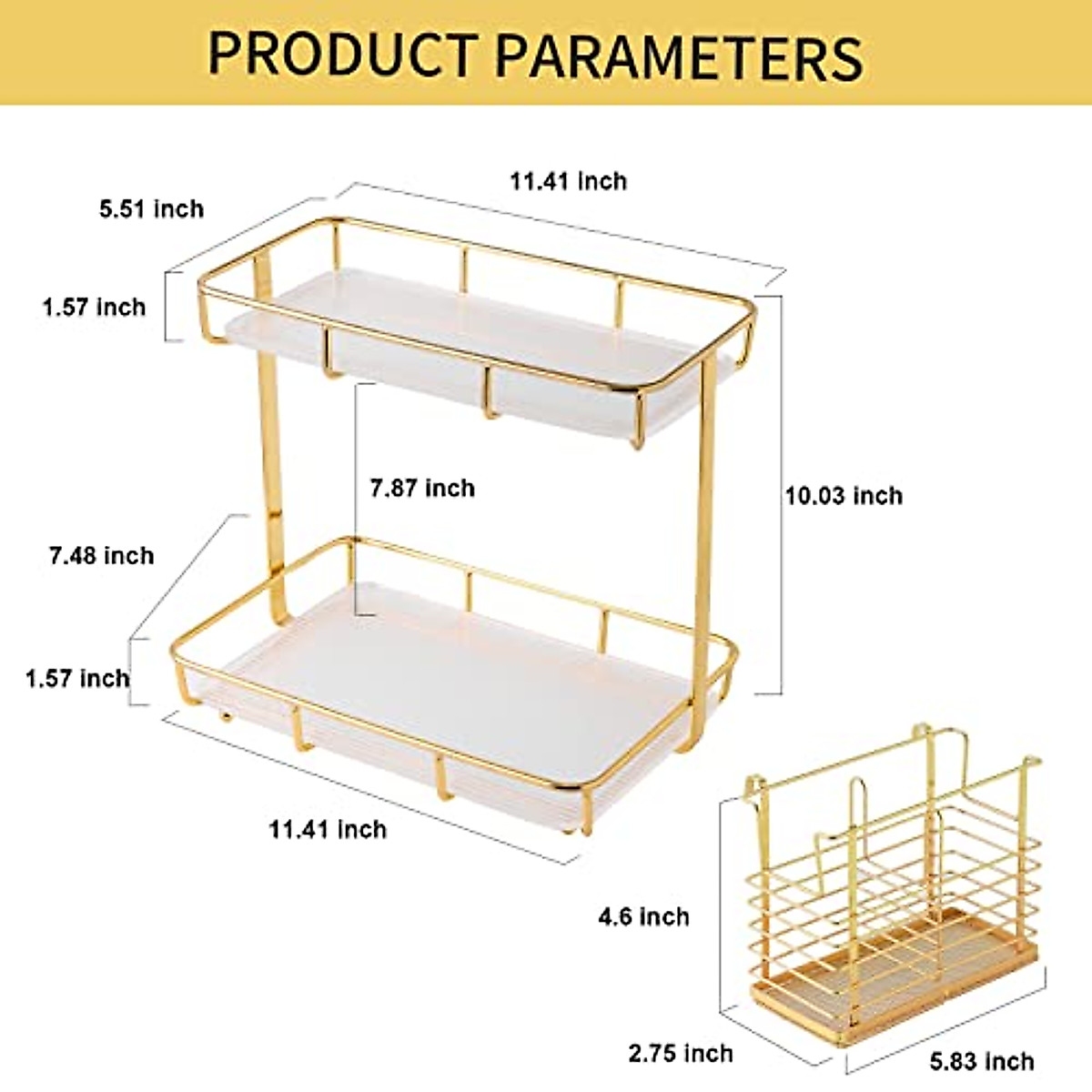 Dobbyby Ceramic Organizer & Acrylic Organizer