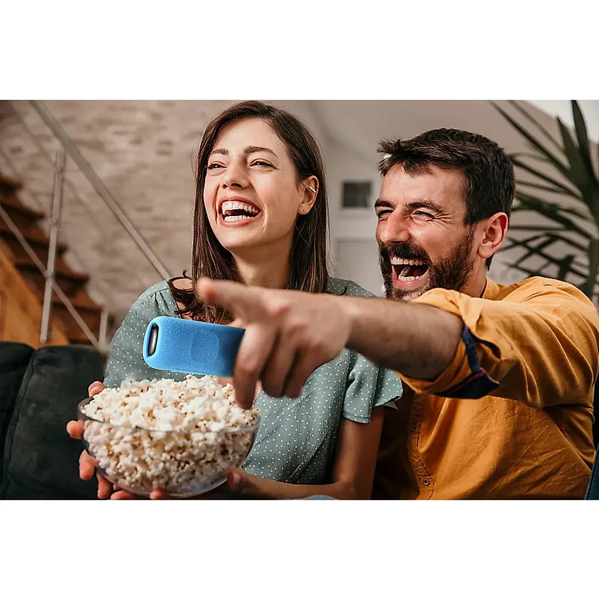 [4 Pack] SOTATOO Case for Roku Remote, Battery Cover for TCL Roku Smart TV Steaming Stick Remote, Silicone Protective Controller Universal Sleeve Skin Glow in The Dark Pink Orange Green Blue