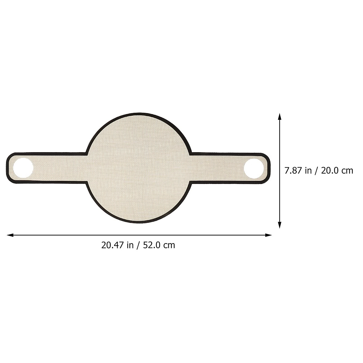 Cabilock Kitchen Mats Baking Mat for Oven Bread Baking Glass Fiber Bread Baking Mat Handle Dough Transfer Mat Bread Sling Replace Parchment Paper (Brown) Sourdough Bread