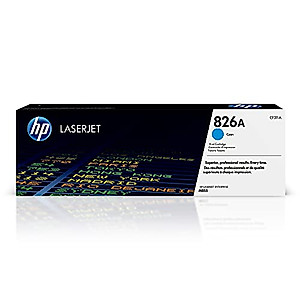 HP 826A Cyan Toner Cartridge | Works with HP Color LaserJet Enterprise M855 Series | CF311A