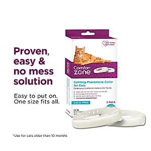 Comfort Zone Cat Calming Collar: 2 Pack