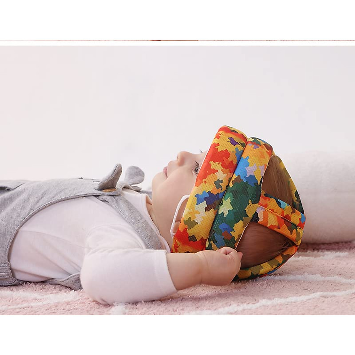 Baby Safety Support Helmet Toddler Adjustable Head Protector Hat Infant Breathable Bumper Headguard Cap for 6 Month to 8 Year