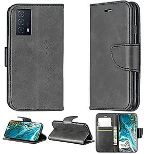 Aroepurt Flip Stand Case Compatible for Vivo Iqoo Z5 5g Phone Case Cover PU Leather Kickstand Magnetic Wallet Case YZW-HEI