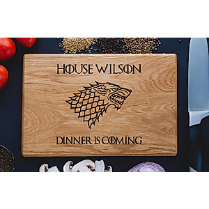 Dinner is coming Games of thrones House Targaryen Personalized Engraved Cutting Board Custom Family chopping Wedding Gift Anniversary Mother's day gift Birthday game03