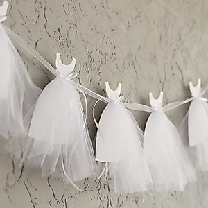 Bridal Shower Decoration Wedding Banners,Core Decorations for the Bride and Groom, Bridal Shower Decorations.Bride to Be Chair Banner, Bridal Shower Decoration (Bridal wedding dress)