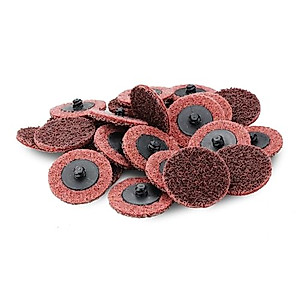 BHA Surface Conditioning Quick Change Discs, 2" Red (Medium) Prep Pad - 25 Pack