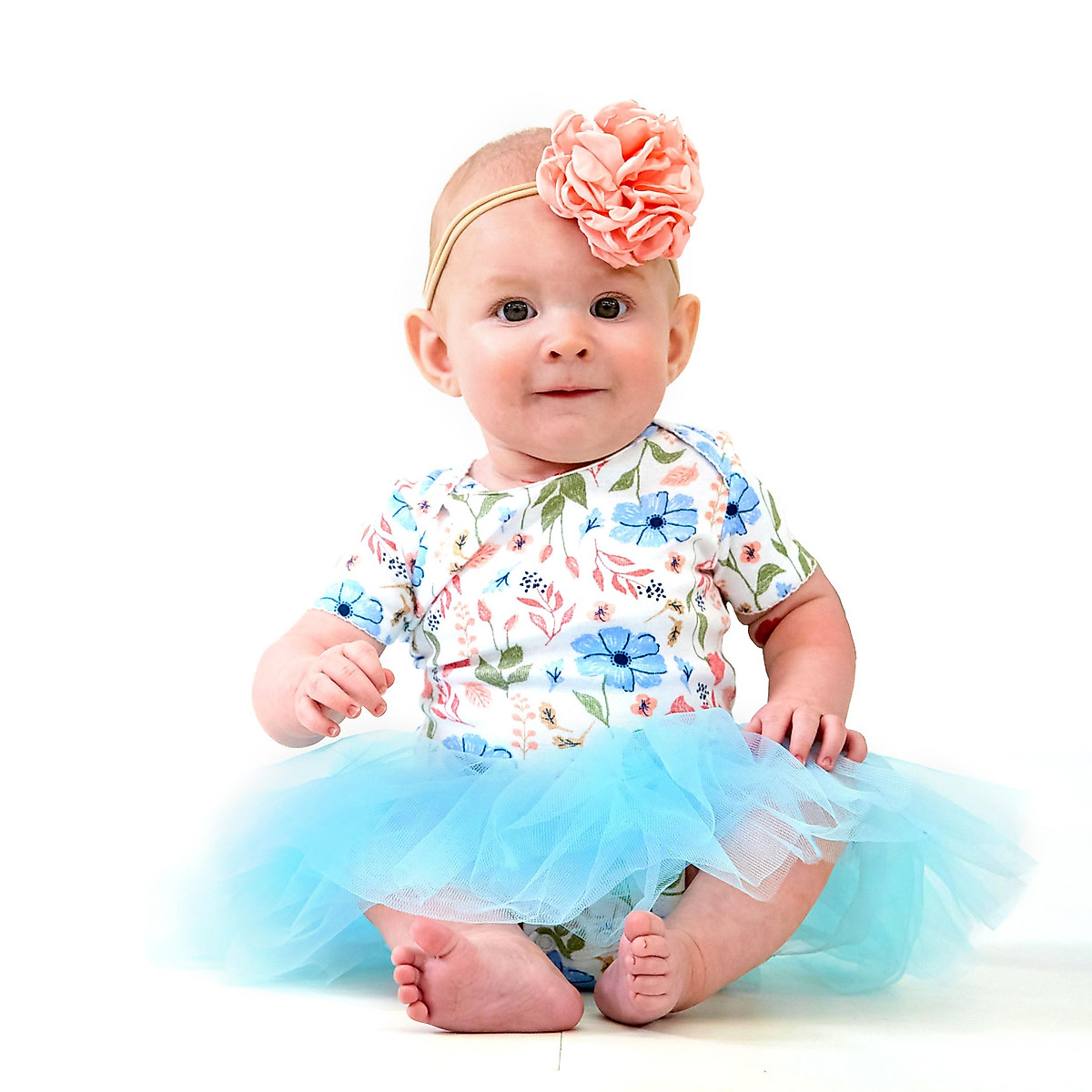 My Lello Light Pink Baby 5-Layer Ballerina Tulle Tutu (0-3 mo.)