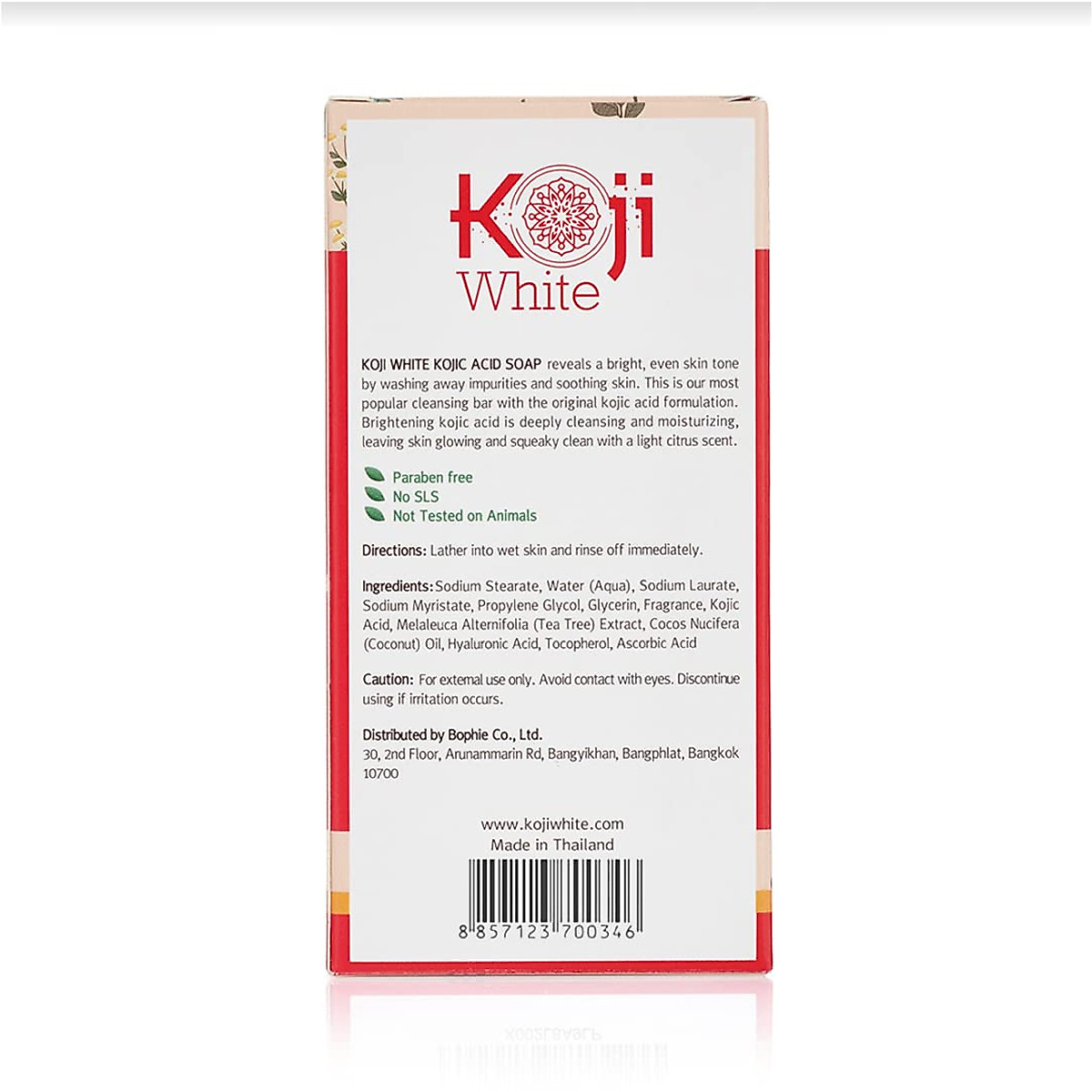 Koji White Kojic Acid Skin Brighten & Glowing Soap, Gift Set for Women with Kojic Acid, Papaya, Glutathione, Vitamin C, Collagen, Hyaluronic for Hydrating Facial & Body, Vegan Soap, 2.8 Oz (6 Bars)