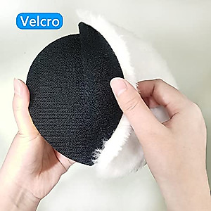 SourceTon 6 Piece Self Adhesive Wool Polishing Disc Kit, Paint Waxing Wool Wheel, Automobile Beauty Waxing Sponge Wheel, with Self Adhesive Suction Cup, Used for Car Polishing and Waxing