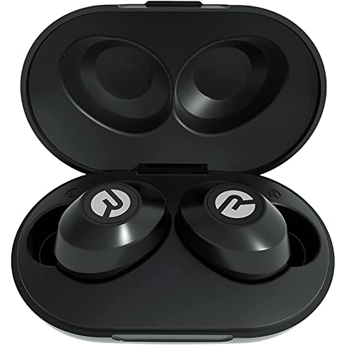 Raycon The Everyday Bluetooth Wireless Earbuds with Microphone- Stereo Sound in-Ear Bluetooth Headset True Wireless Earbuds 32 Hours Playtime (Matte Black)