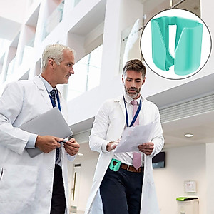 3 Pieces Stethoscope Holder Clip Plastic Nursing Waist Belt Stethoscope Holder Clip for Nurses Physicians(Cyan, Purple, Red)