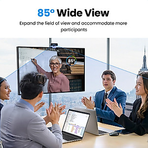 UGREEN 1080P Webcam with Microphone, Full HD USB Web Camera, Adjustable FOV, Noise-Canceling, Plug and Play, Auto Light Correction, Video Webcam for Streaming/Conferencing, Zoom/Skype/YouTube, Desktop