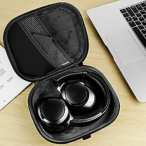 Linkidea Headphone Carrying Case Compatible with Anker Soundcore Life Q20, Q30, Q35 Hybrid Headphones, Protective Hard Shell Travel Bag with Cable, Charger Storage (Black)