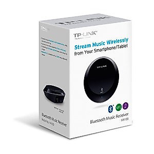 TP-Link NFC-Enabled Bluetooth 4.1 Receiver, Wireless Audio Adapter Streaming Music from Echo Smart Phone Tablet PC to Home Car Stereo Sound System (HA100)