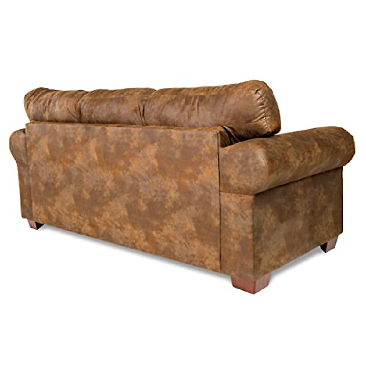 American Furniture Classics Model Buckskin sofa, Pinto Brown
