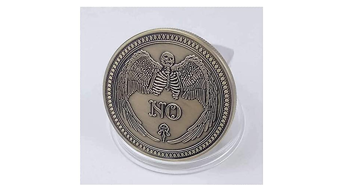 Yes No Challenge Coin for Decision-Making