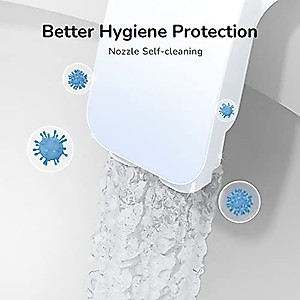 Bath & Bum Bidet, Ultra-Slim Bidet Attachment, Non-Electric Bidet Toilet Seat Attachment,Detachable Self-Cleaning Dual Nozzles and Adjustable Water Pressure, Easy to Install Bidet