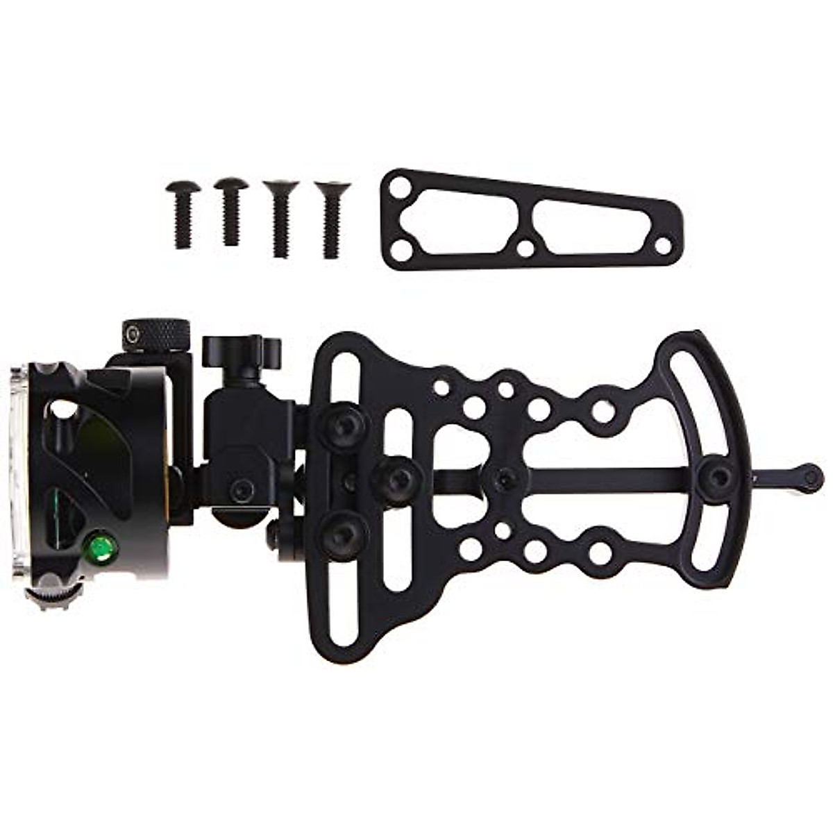 Trophy Ridge Alpha Slide Archery Bow Sight - A-Shaped .019” Single Pin Sight for Unbeatable Visibility, Right Hand