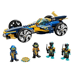 LEGO 71752 NINJAGO Ninja Sub Speeder Building Set, 2in1 Submarine & Car Toys for Boys and Girls with Cole and Jay Minifigures, Gifts for Kids 8 Plus