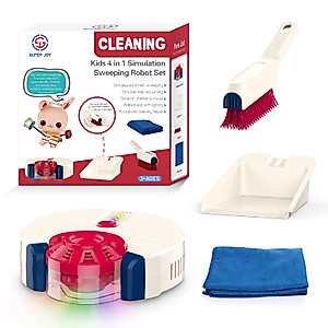 Toy Kids Vacuum, Toy Vacuum Cleaner for Toddler with Lights & Sounds (Style B)