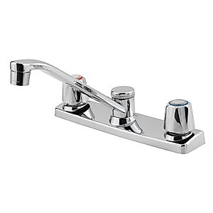 Pfister Pfirst Series 2-Handle Kitchen Faucet, Polished Chrome