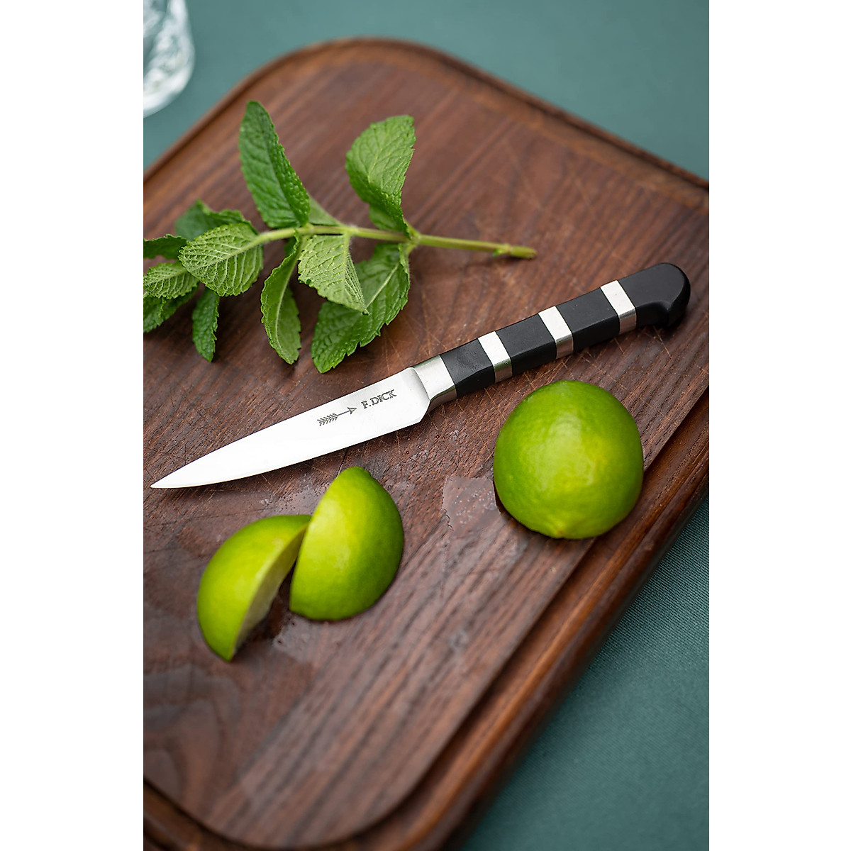 F. DICK – 1905 Paring Knife - Kitchen knife with 3.5" blade & 56 HRC - Ideal for small cutting work & decorations - Stainless steel - Ultra sharp - Ergonomic handle - High carbon