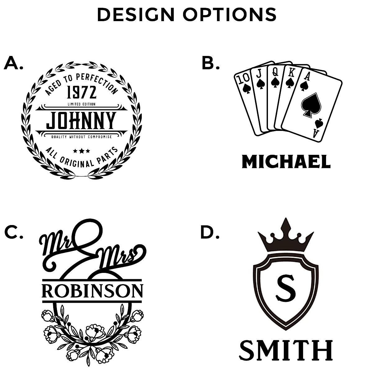 Personalized Whiskey Decanter - Christmas Gifts for Men, Dad, Husband, Him, Husband - Custom Whiskey Gifts for Him - Personalized Gifts for Men - Whiskey, Scotch Gifts - Unique Mens Gift Ideas