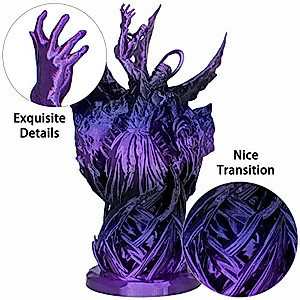 2 Pack PLA Filament 1.75mm, 3D Printer Filament Silk Black Purple with Silk Black Green Color Changing, Silk PLA Filament, 2kg