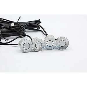 4 Parking Car Parking Sensor Kit LED Display View Reverse Backup Radar System Backup Sensor Reversing Sensors Universal Auto Radar Detector Sensors Radar Buzzer Beep-Beep Alarm Indicator