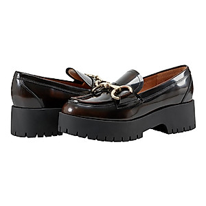 Marc Fisher LTD Women's Wilmer Loafer, Brown 200, 8