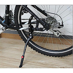 BlueSunshine Rear Mount Bicycle Kickstand Adjustable Aluminum Alloy Bike Stand fits 24"-28"
