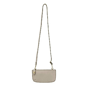 Joy Susan Women's Fashion Purse Mini Crossbody Wristlet Clutch Handbag - Grey