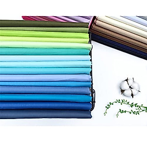 UPSYTIO 50 Pieces 9.8"x 9.8" Cotton 100% Fabric Bundles Squares Sewing Supplies for Quilting Patchwork, DIY Craft, Scrapbooking Cloth