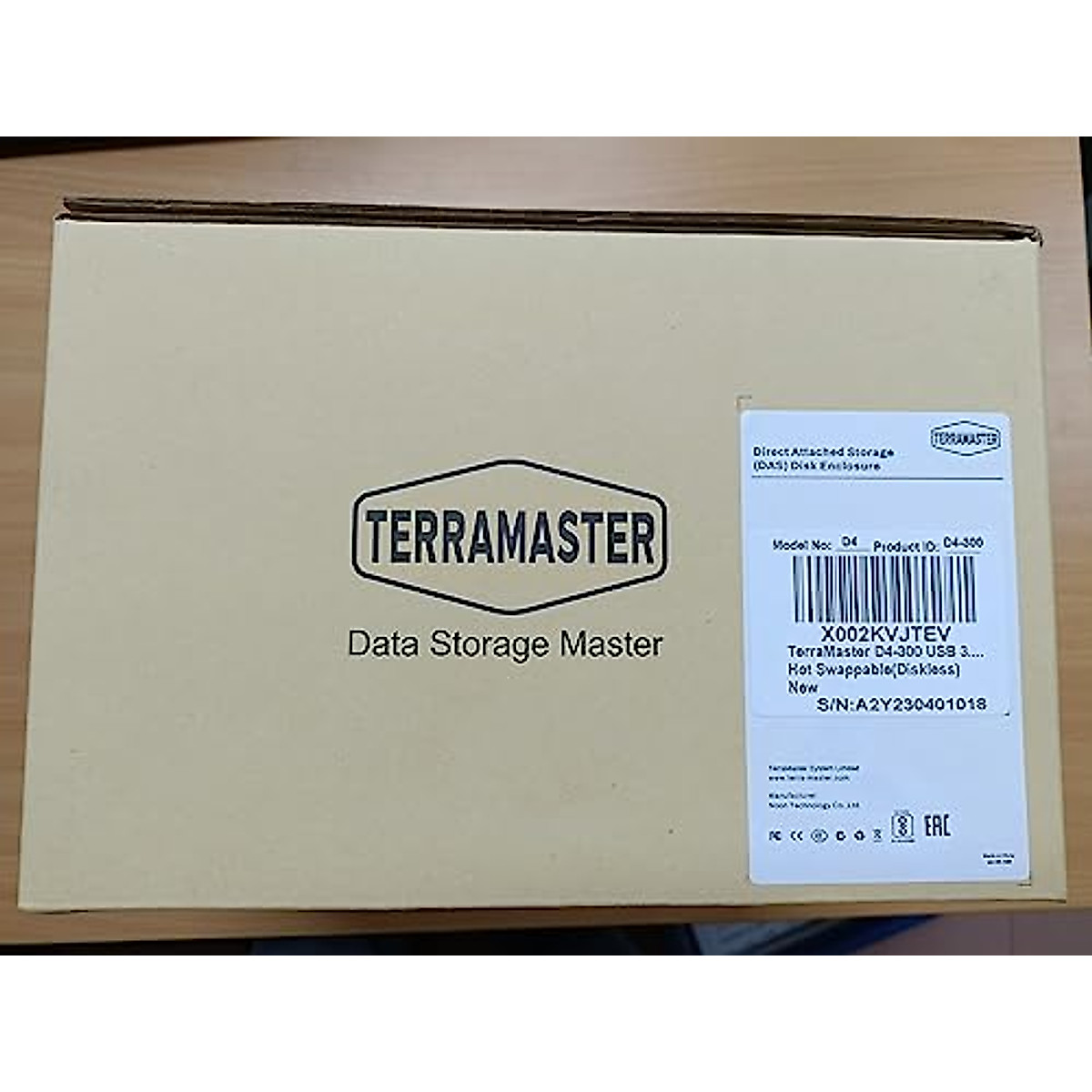 TERRAMASTER D4-300 USB 3.1(Gen1) Type-C Storage External Hard Drive Enclosure Hot Swappable (Diskless)