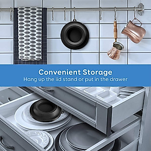 Lid Holder Lid Stand Accessories Compatible with Ninja Foodi Pressure Cooker and Air Fryer 6.5 Quart and 8 Quart (Patent Pending) (Lid holder)