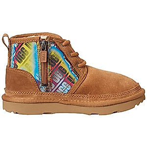 UGG Kids Neumel Chromatic Chukka Boot, Chestnut, 8 US Unisex Toddler