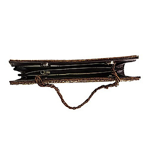 CRAFT BAZAAR Handmade Bead Wristlet Clutch Purse For Women, Evening Purse For Parties, Brides, Festivals