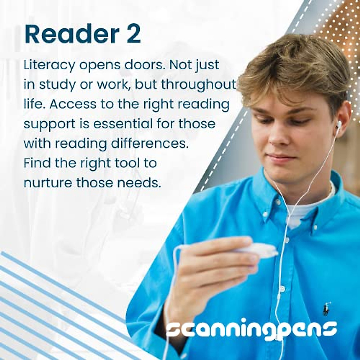 C Pen Text to Speech Reader Pen 2 - OCR Scanning Device for Reading, Literacy & Learning | Assistive Tool for Dyslexia & Learning Differences | Tests, Meetings, Study | Windows & Mac
