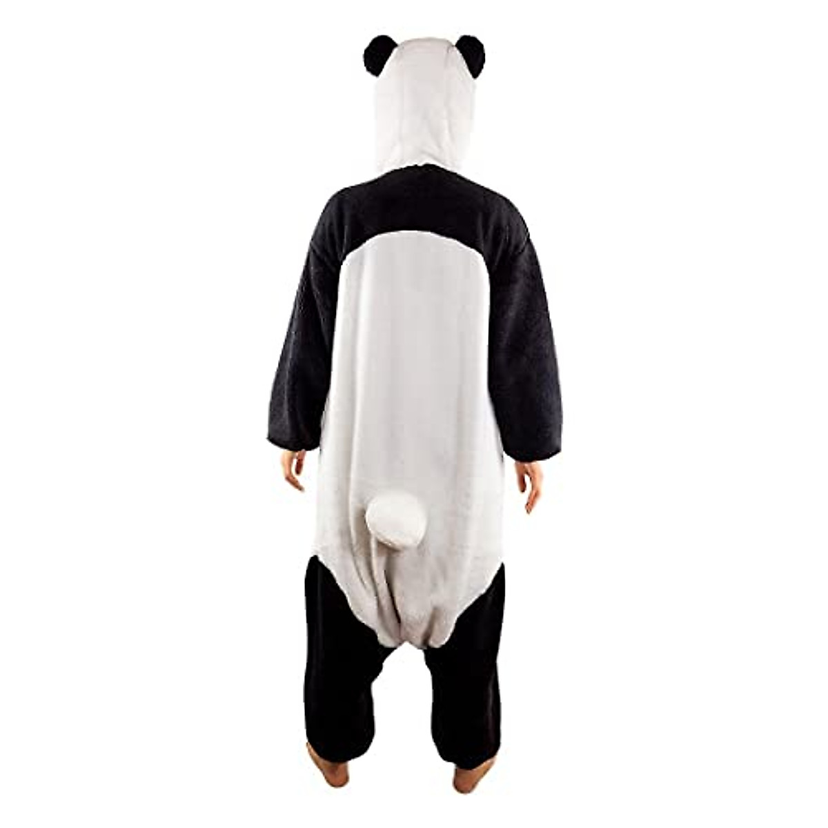 SAZAC Fluffy Panda Kigurumi - Onesie Jumpsuit Halloween Costume
