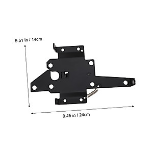 Fence Door Hinge Gate Locks for Outdoor Fence Hidden Door Gate Latches for Metal Door Closer Hinge Metal Fencing Double Sided Door Lock Fence Gate Lock Gate Locks for Wooden Fence