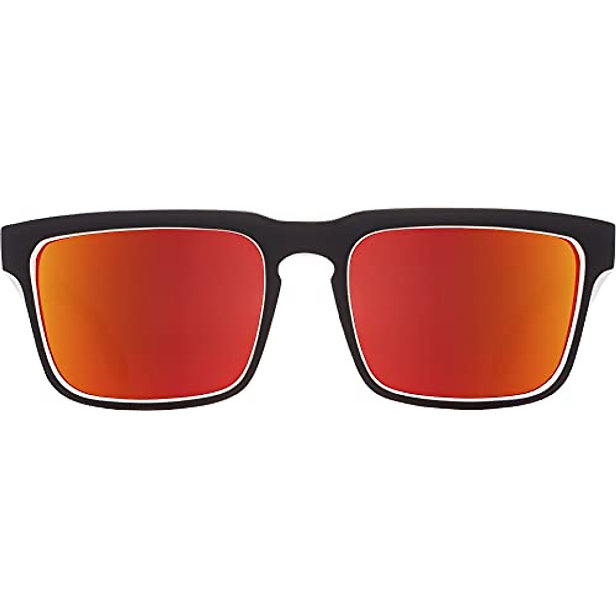 SPY Helm Whitewall - HD Plus Gray Green with Red Spectra Mirror